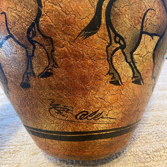 Solis Ollin | Accents | Rare Vintage Solis Ollin Signed Pottery Vase ...